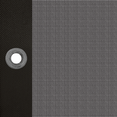 EdgeX Black | Premium Reinforced Banner Mesh Edging | Sitemax