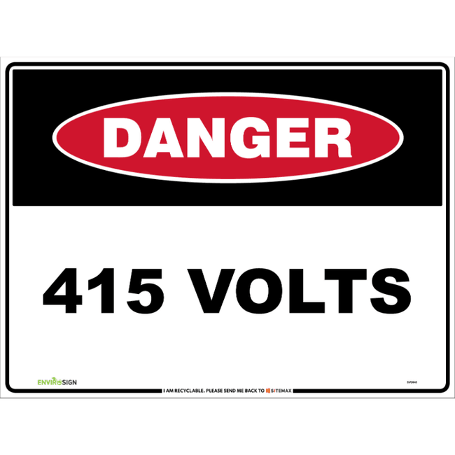 Danger 415 Volts | Sitemax