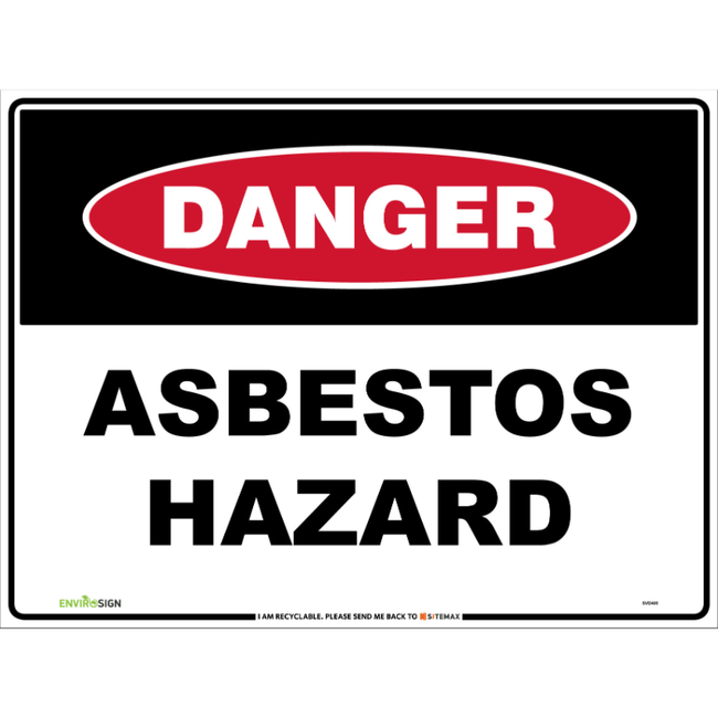 Danger Asbestos Hazard | Sitemax