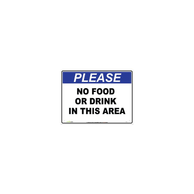 Please No Food or Drink In This Area | Sitemax